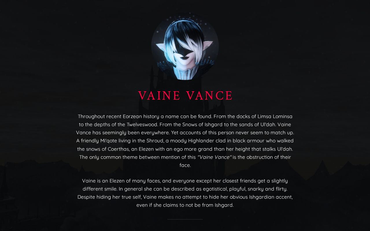 Vaine Vance